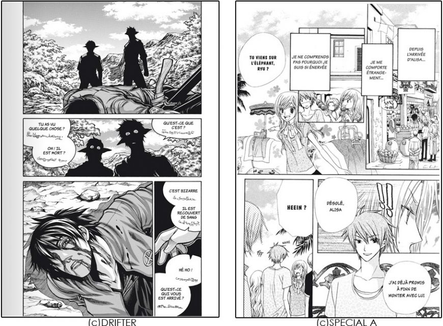 Composition d’une planche et des cases – Manga-designer.com